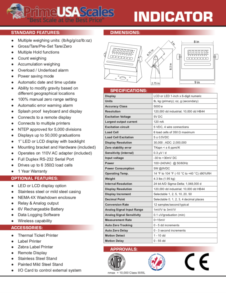 Optima OP-934 10 ft x 10 ft Truck Scale | Prime USA Scales
