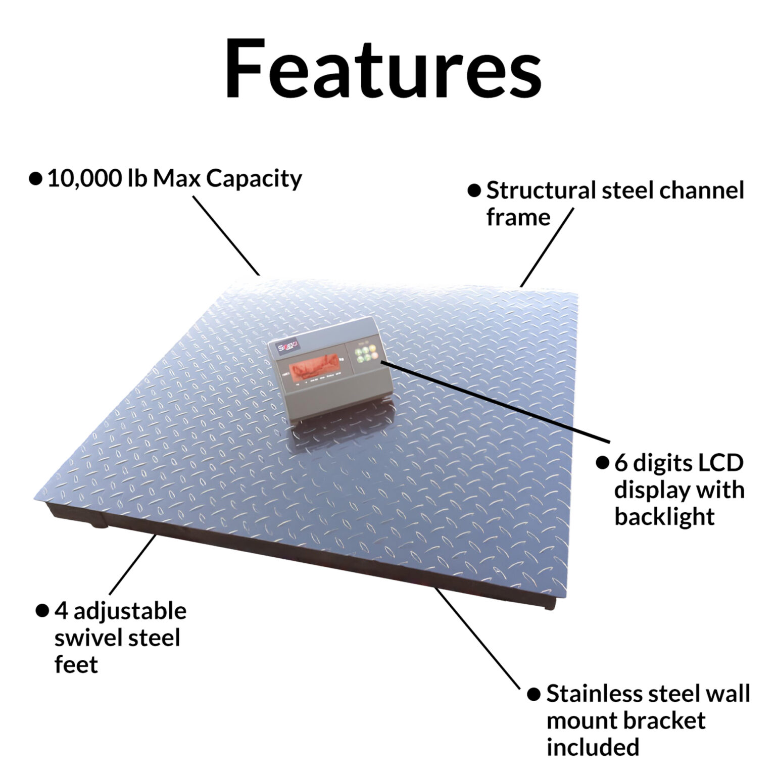 PS Series Floor Scales - Prime USA Scales