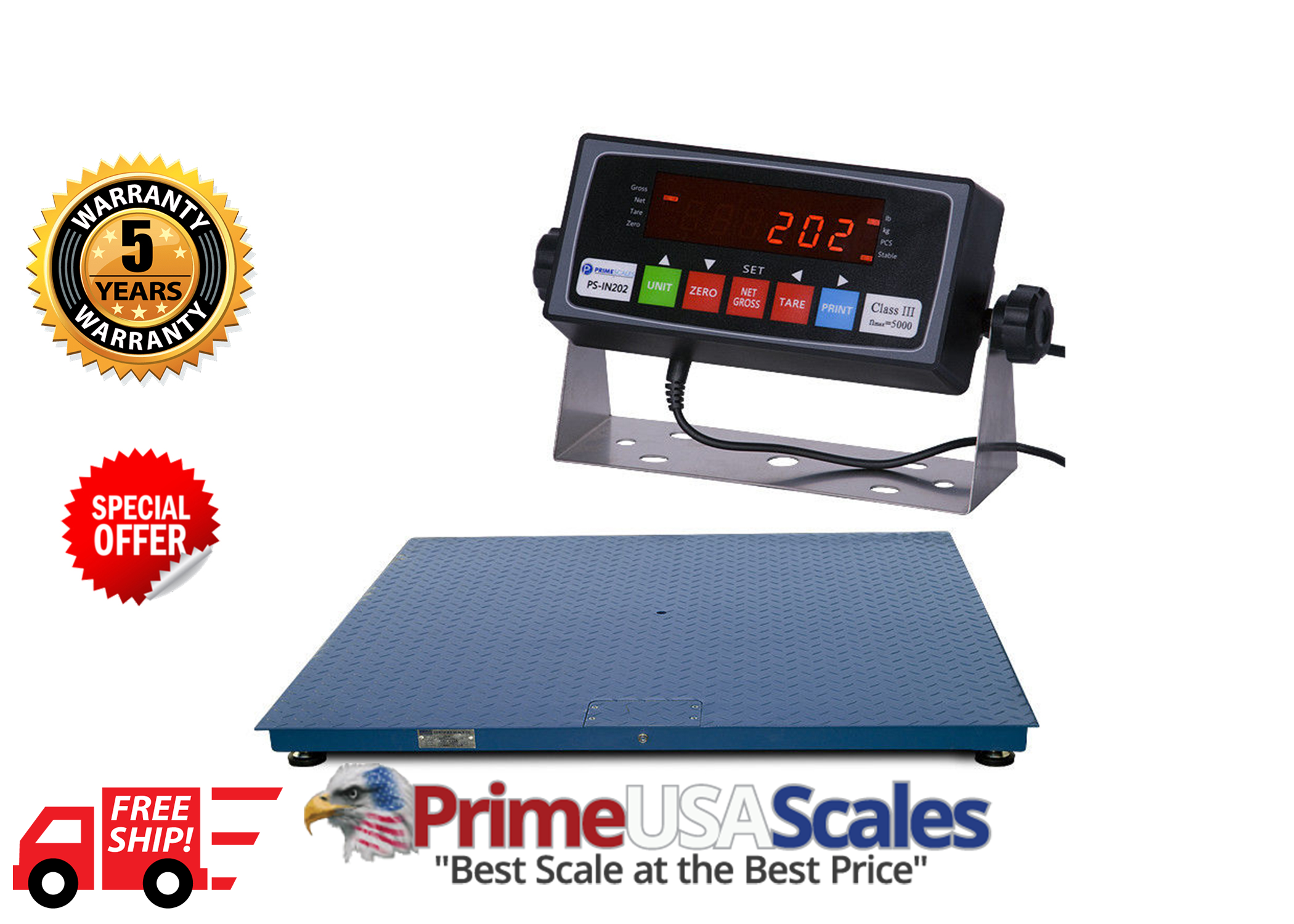 Prime PS-4848-10K Floor Scale - Prime USA Scales