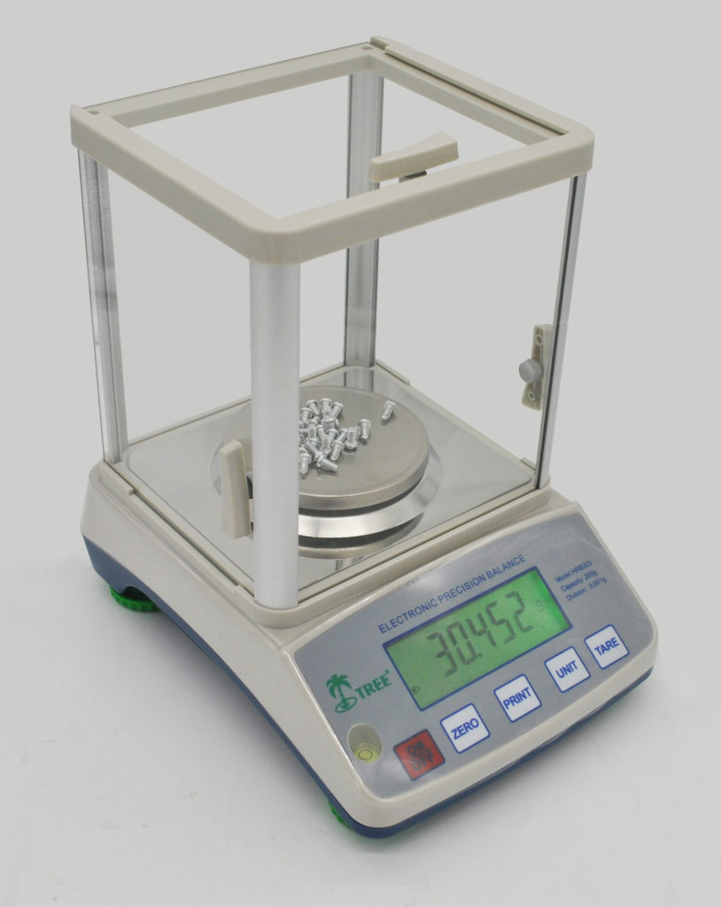 1mg Precision Balance Scale with Glass Shield for Labs