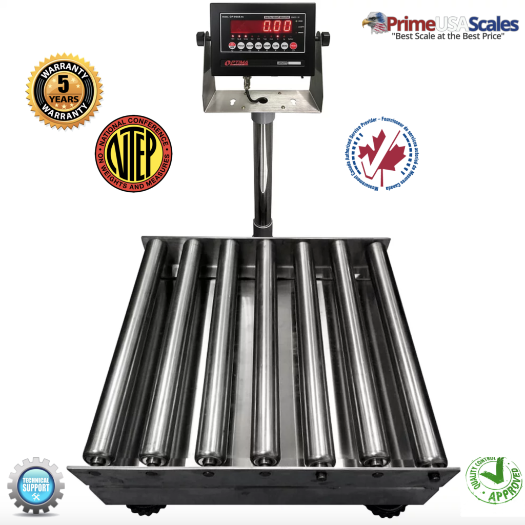 OP-915-RT NTEP / Legal for trade Roller Top Bench Scale - Prime USA Scales