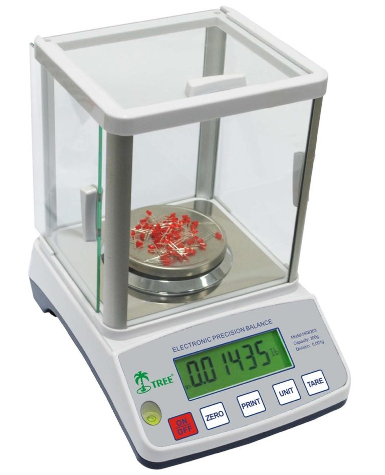 1mg Precision Balance Scale with Glass Shield for Labs