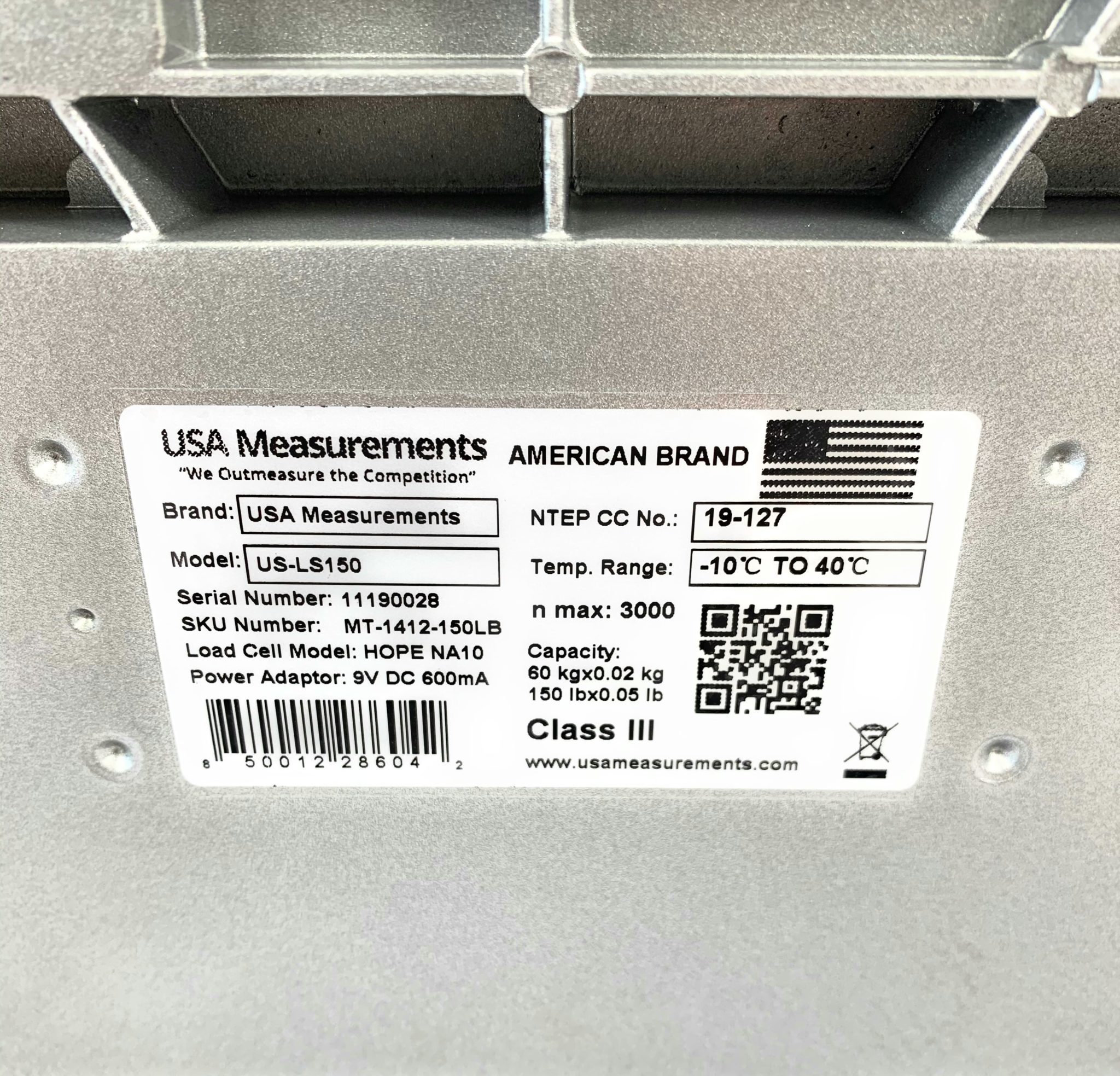 US-LS150 "Little Shipper" Postal Scale NTEP (Legal for trade) - Prime ...