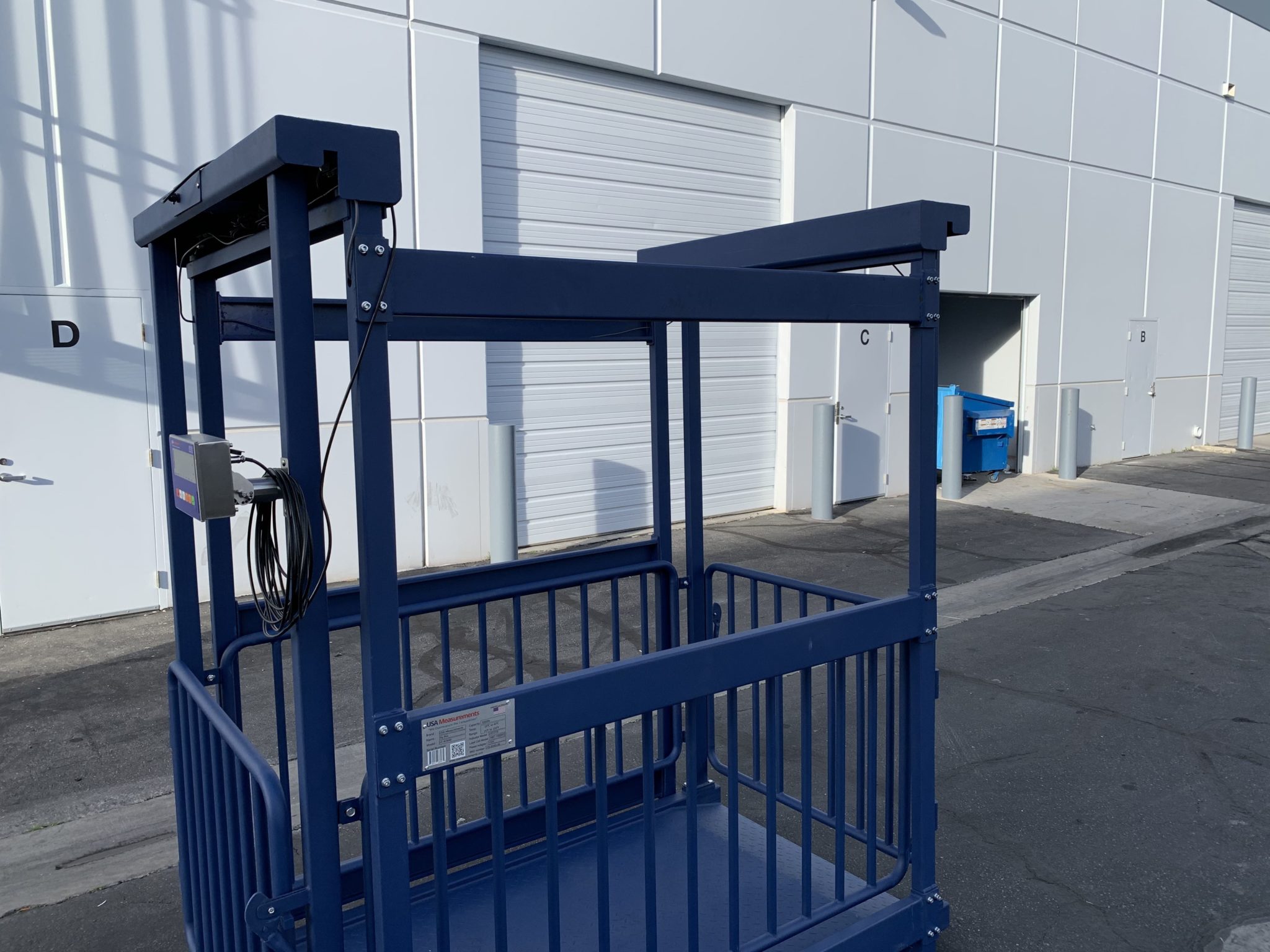 US-BC8020 "Big Blue" Cattle Scale - Prime USA Scales