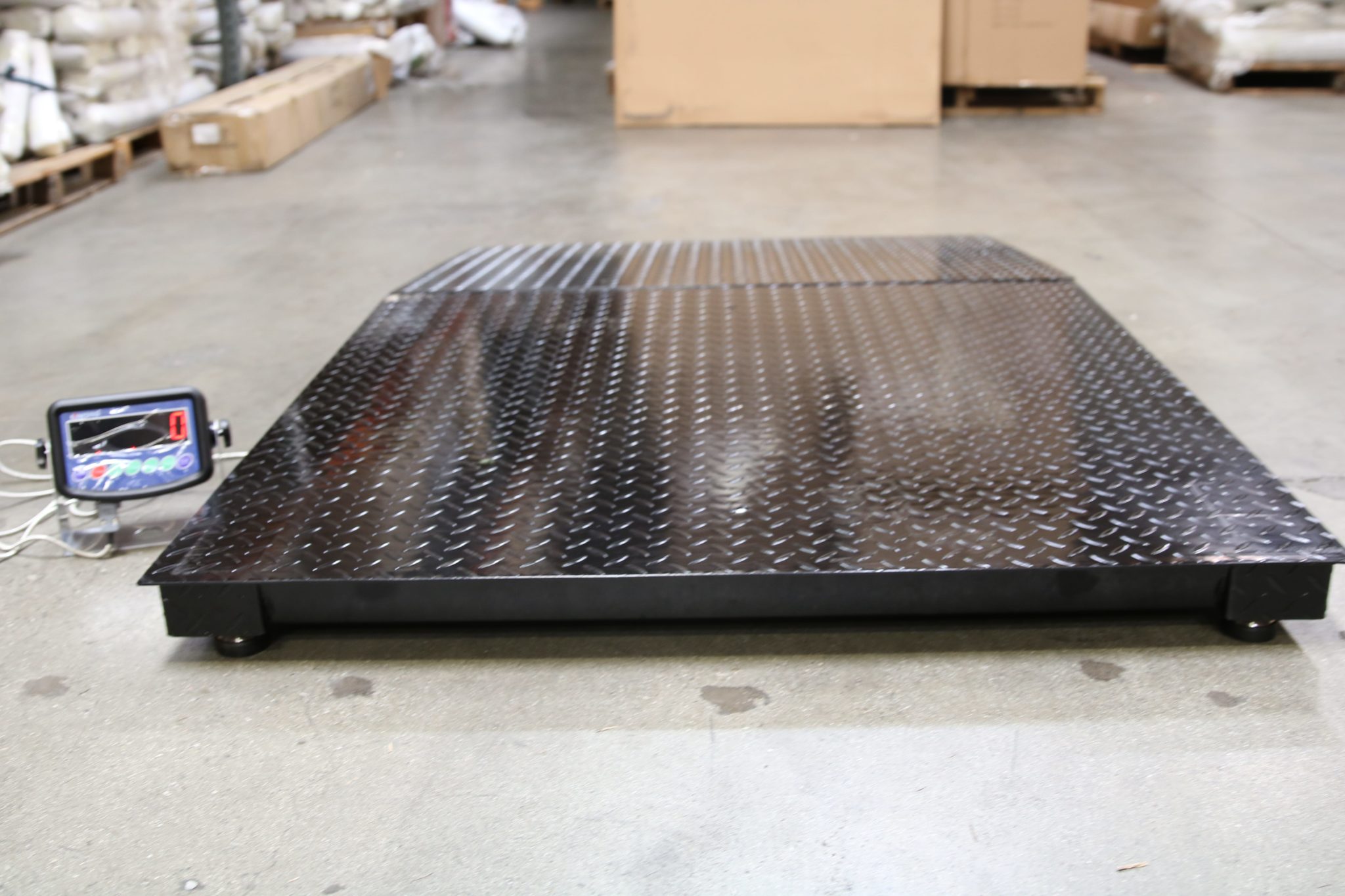 Used 5x5 Floor Scale 10,000 lb with 60" Ramp - Prime USA Scales