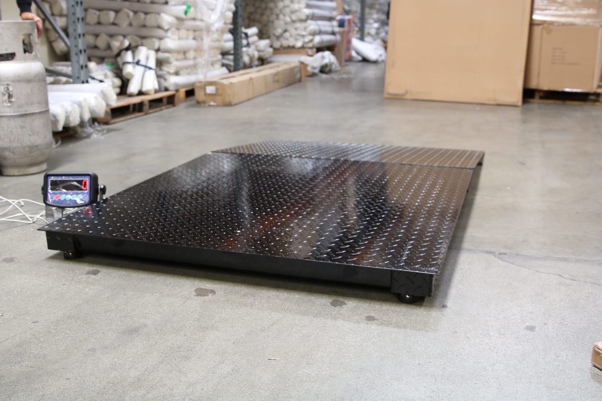 Used 5x5 Floor Scale 10,000 lb with 60" Ramp - Prime USA Scales