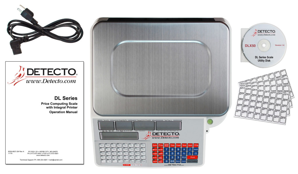 Detecto DL Series Label Printing Scale - Prime USA Scales