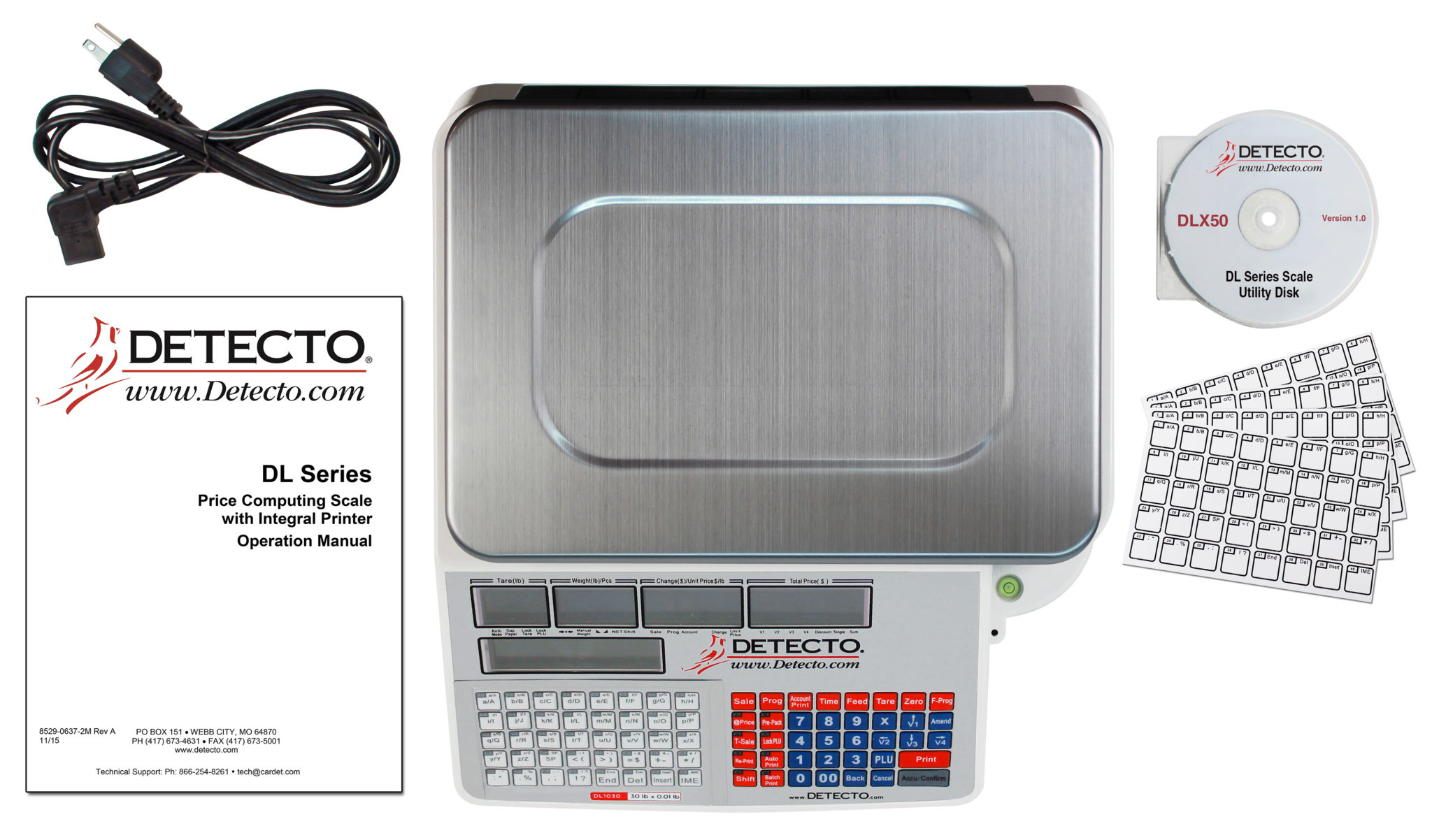 Detecto DL Series Label Printing Scale - Prime USA Scales