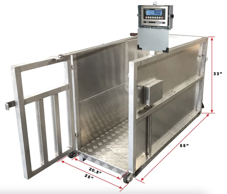 OP-930-LT Aluminum Portable Livestock Scale (USA Made) - Prime USA Scales