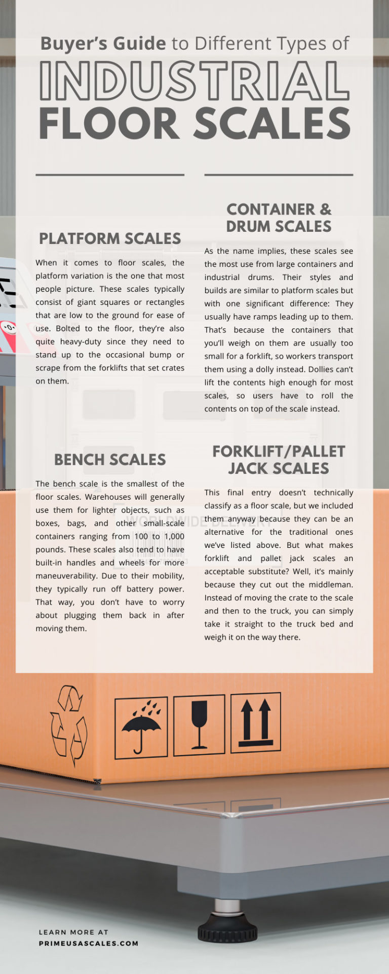 Buyer’s Guide to Different Types of Industrial Floor Scales