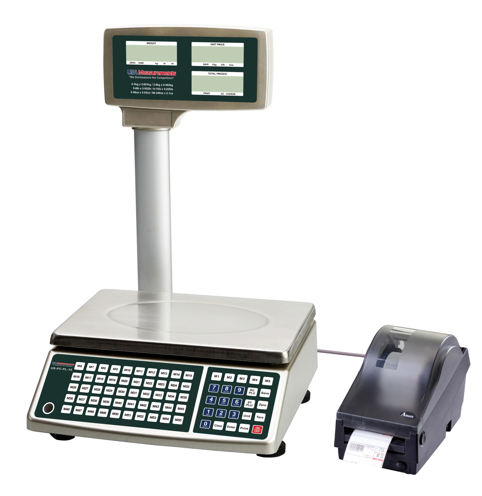 US-PC “The Pricer” Price Computing Scale (Optional Printer) - Prime USA ...
