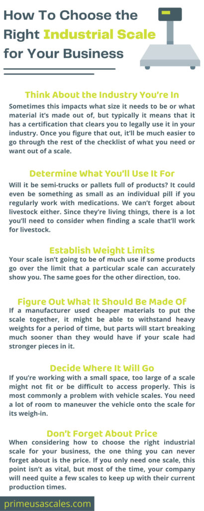 How To Choose the Right Industrial Scale for Your Business