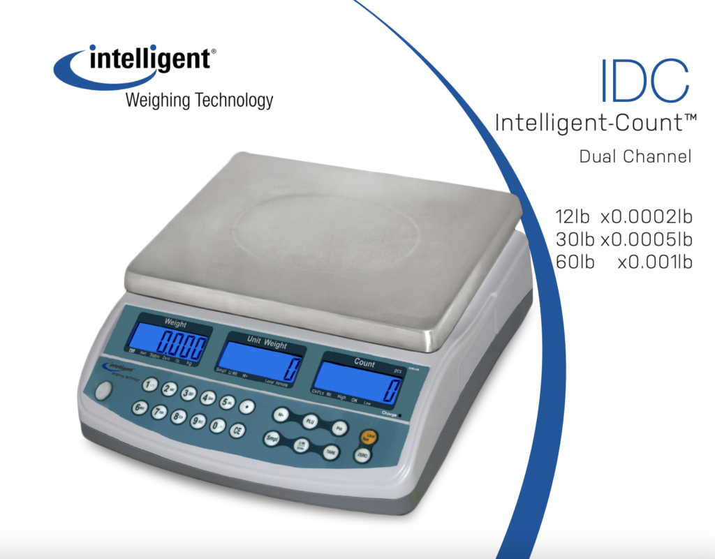 IDC-12, IDC-30, IDC-60 Dual Channel Counting Scale - Prime USA Scales