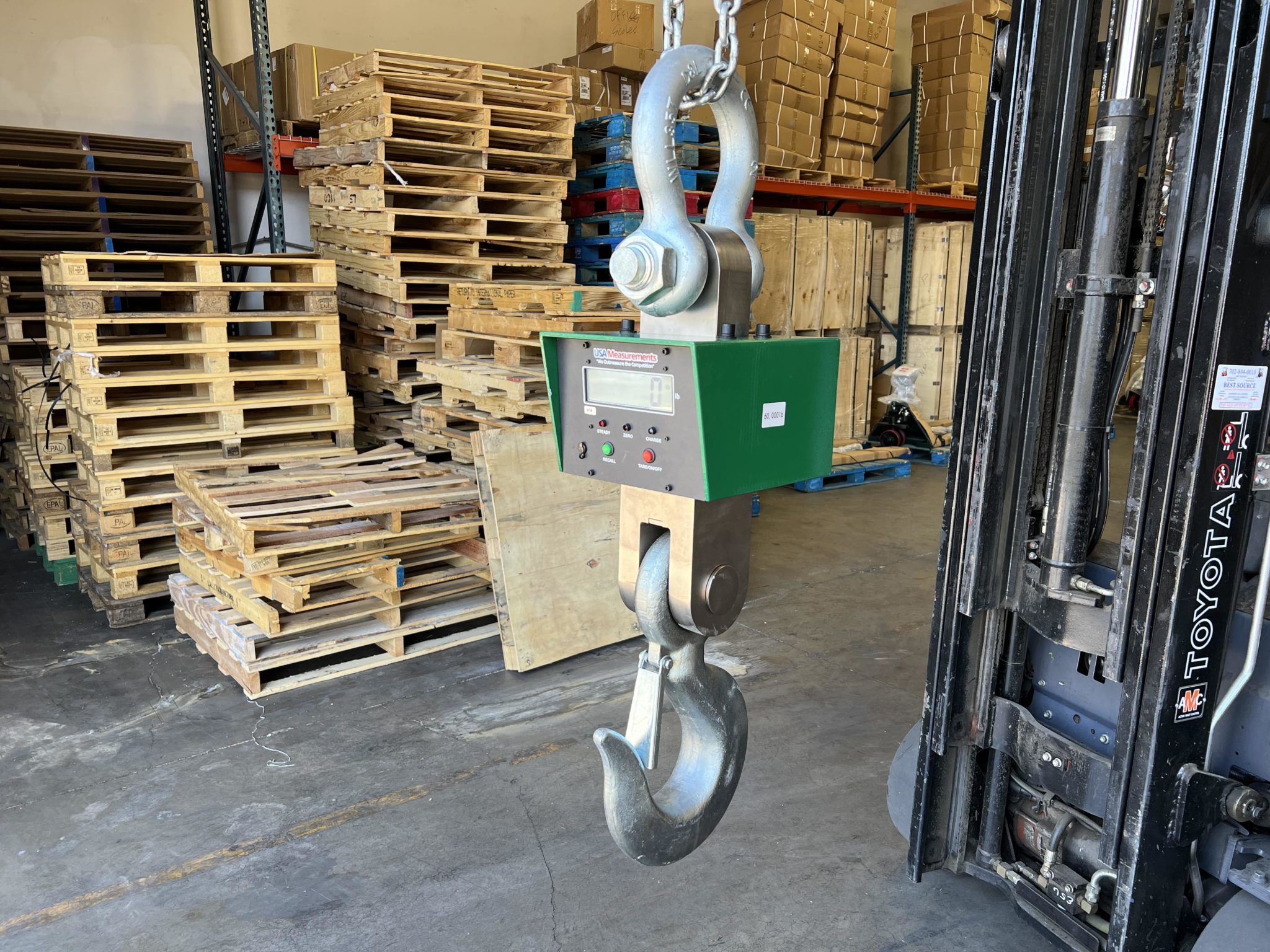 US-LCW60K "The Lifter Wireless" Crane Scale 60,000 lb - Prime USA Scales