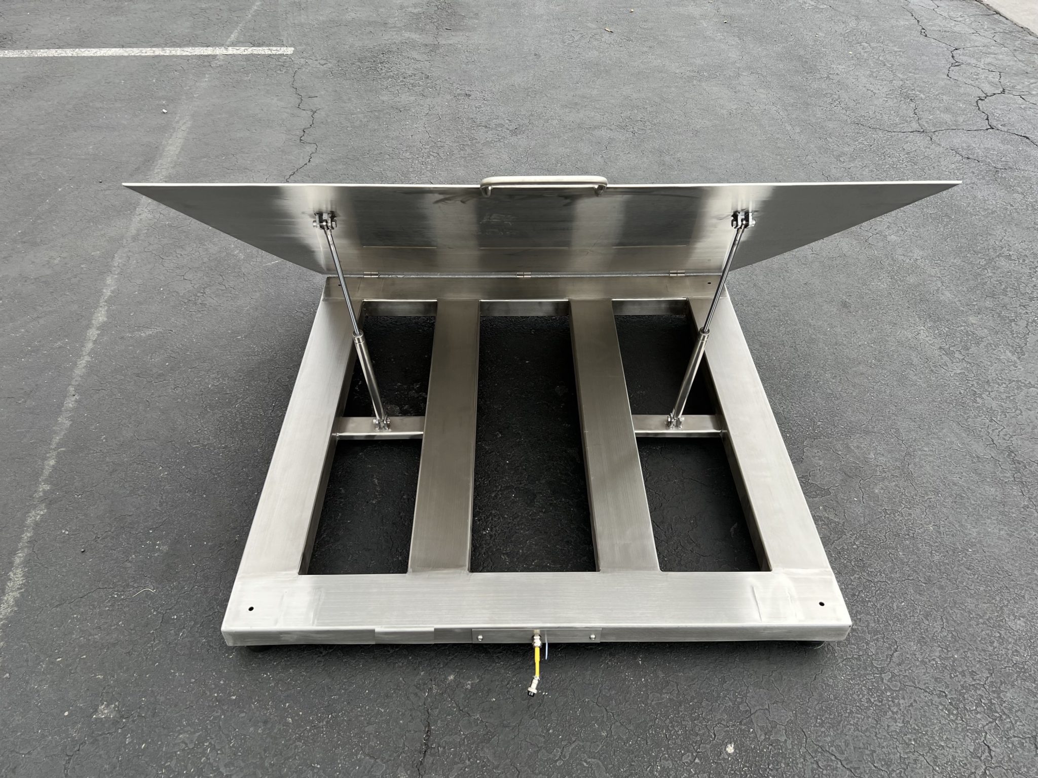 Mr Reliable Stainless Steel Lift Top Floor Scale - Prime USA Scales