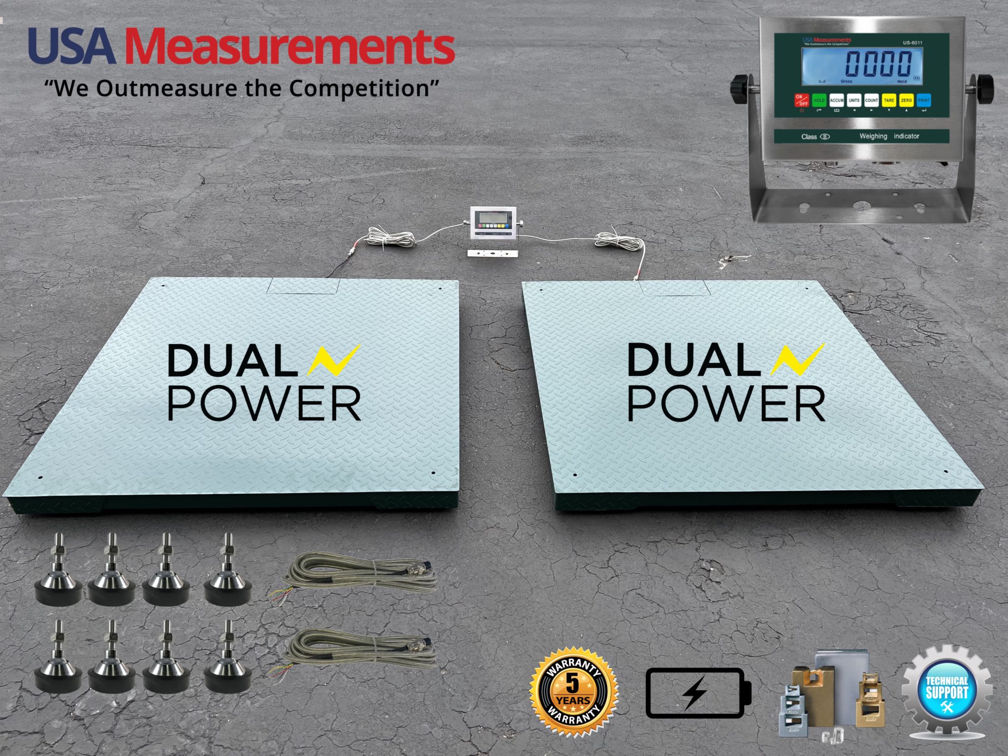 Mr Reliable Dual Powered Floor Scales - Prime USA Scales