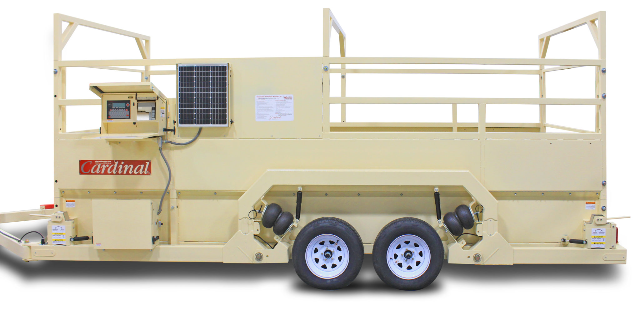 LSM2018-MWC225P Wrangler Cattle Trailer Scale (Tandem Axle) - Prime USA ...