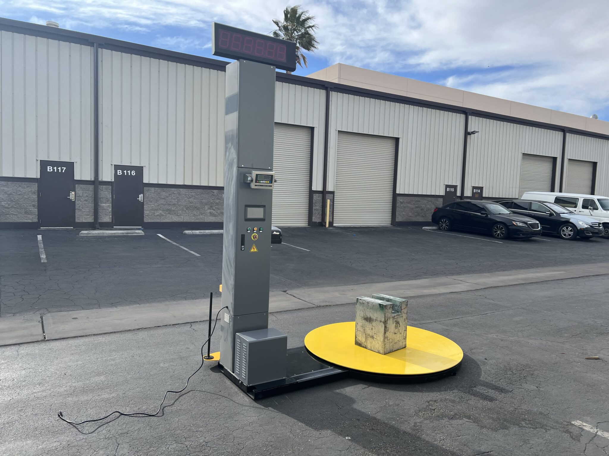 US-HMI5000PW "Hurricane" Pallet Wrapper with Scale - Prime USA Scales