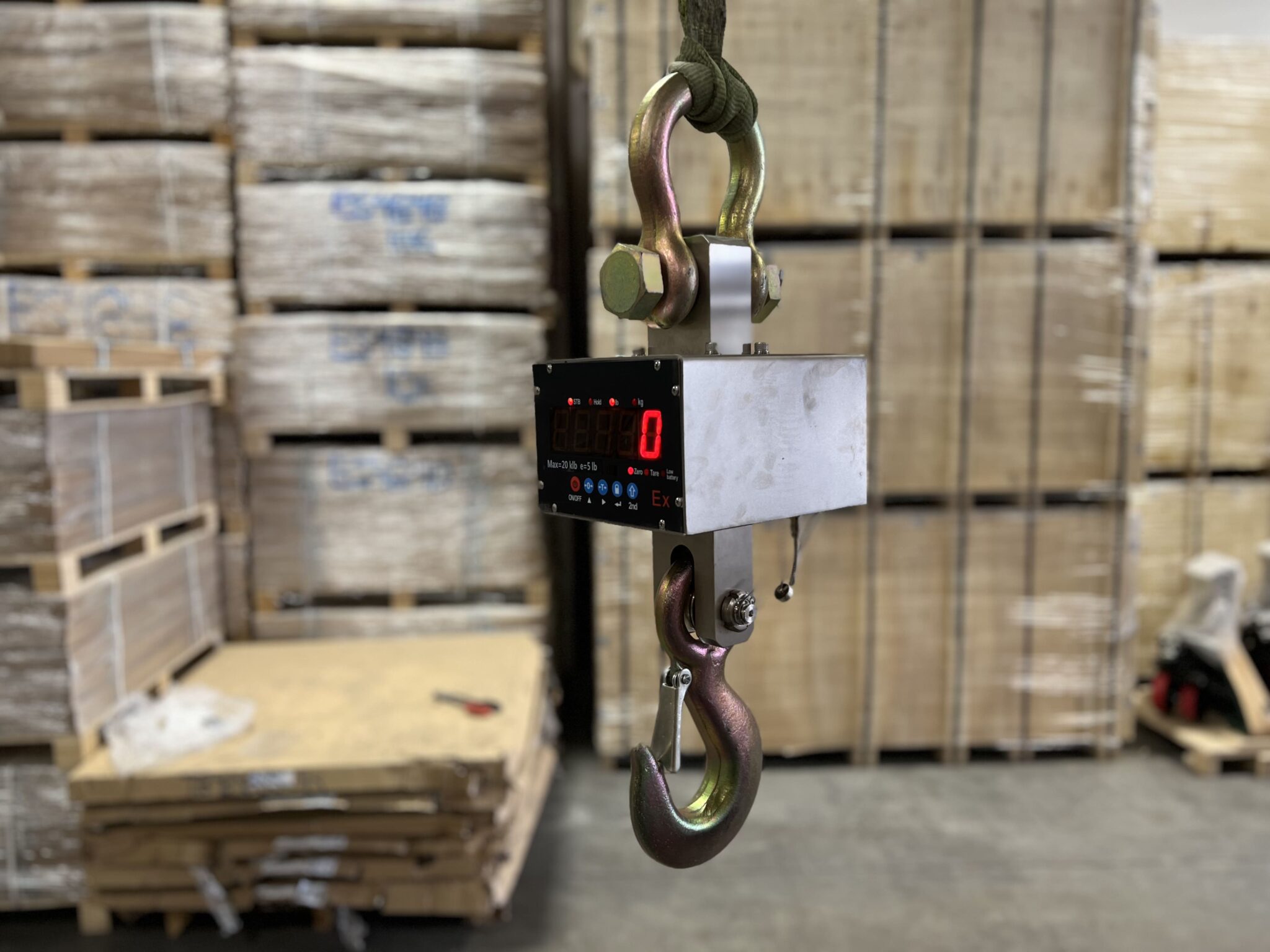 US-LC20K-EX 20,000 lb Crane Scale (Intrinsically Safe) - Prime USA Scales