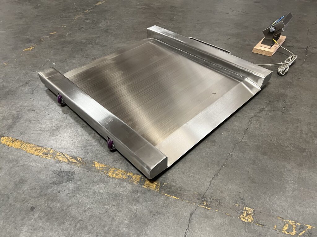US-LD2828SS-P 2,000 lb Stainless Steel Drum Scale - Prime USA Scales