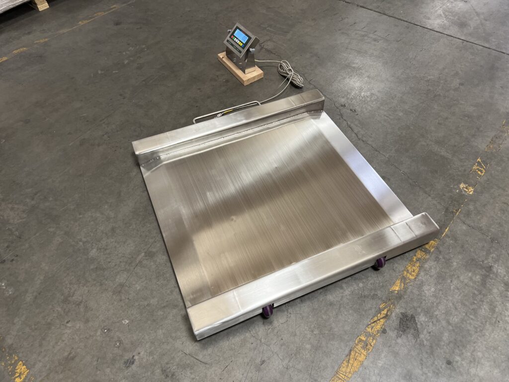 US-LD2828SS-P 1,000 lb Stainless Steel Drum Scale - Prime USA Scales