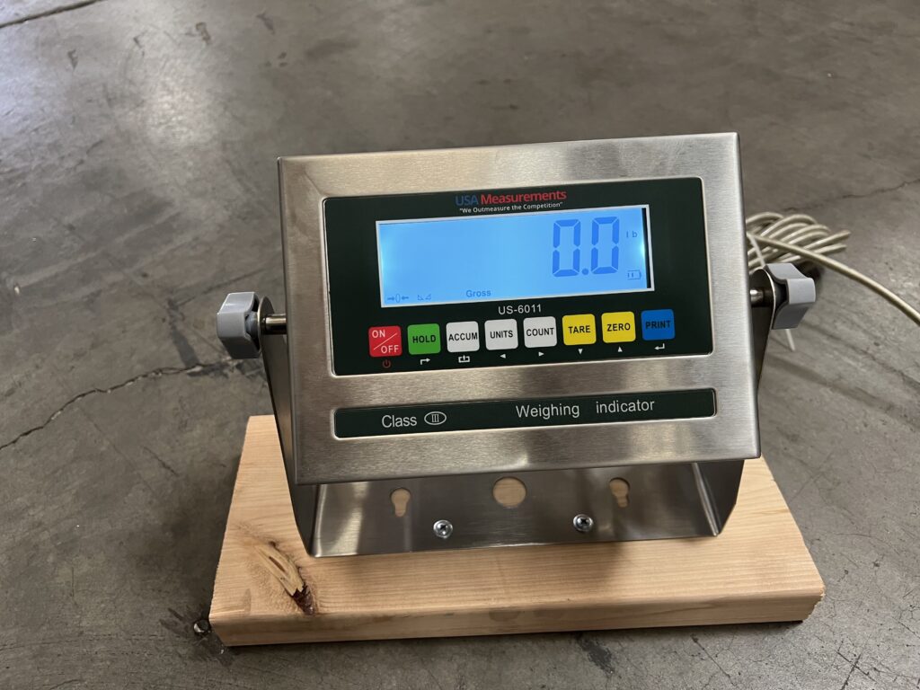 US-LD3131SS-P 1,000 lb Stainless Steel Drum Scale - Prime USA Scales