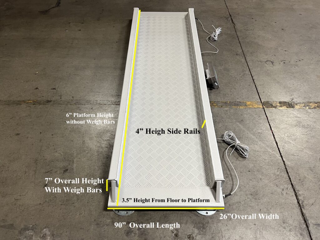 US-AL9026 Aluminum Livestock Scale & Weigh Bars - Prime USA Scales