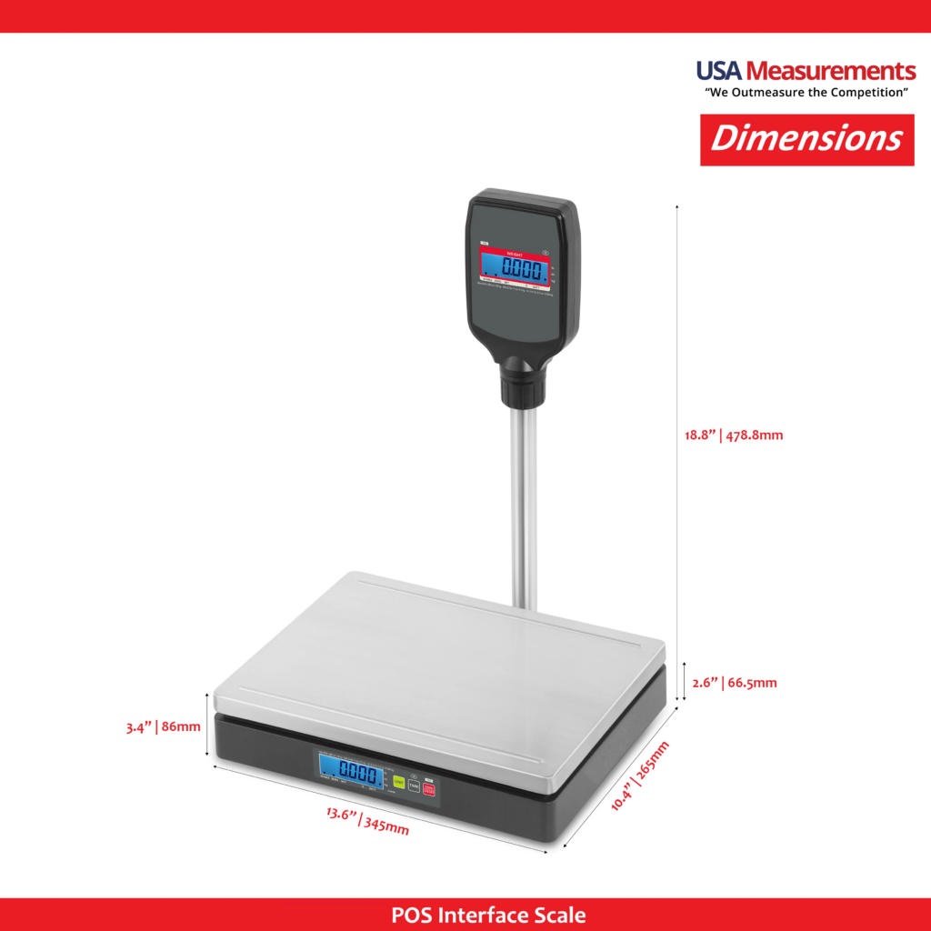 US-PD12, US-PD30, & US-PD-60 PoS System (NTEP Approved) - Prime USA Scales