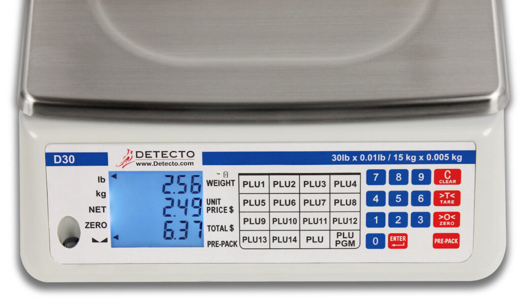Detecto D15, D30, & D60 Price Computing Scales - Prime USA Scales