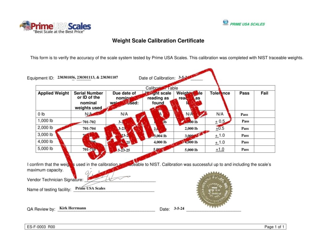 US-AW1214-10K "AirWeigh" Plane Scale 10,000 lb - Prime USA Scales
