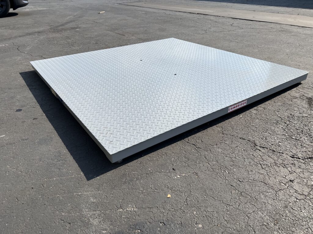 Cambridge 660 Floor Scale 4×4 Platform 5,000 lb with CSW10AT Indicator ...