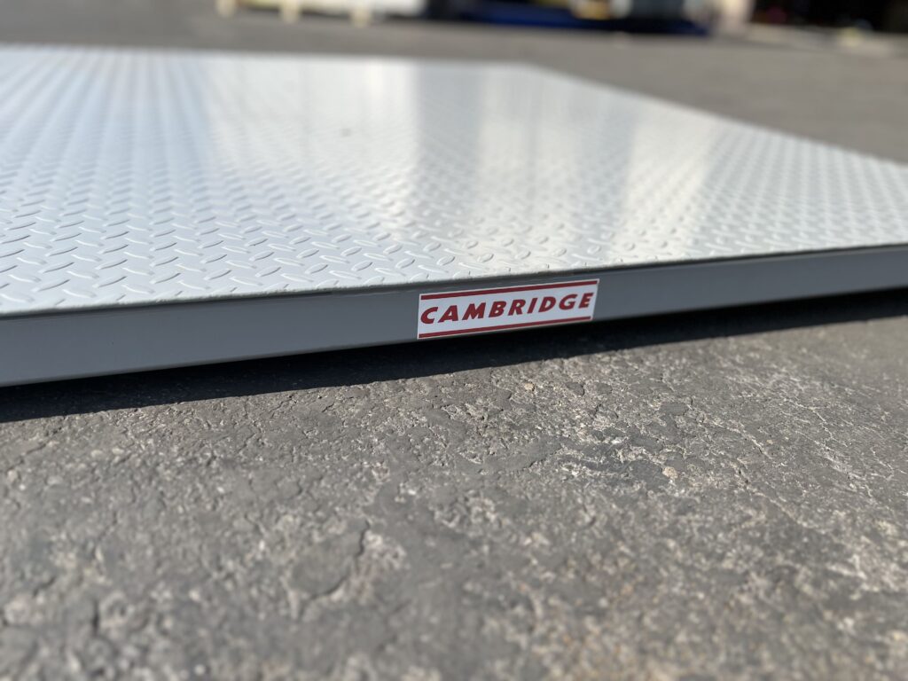 Cambridge 660 Floor Scale 4×4 Platform 5,000 lb with CSW10AT Indicator ...