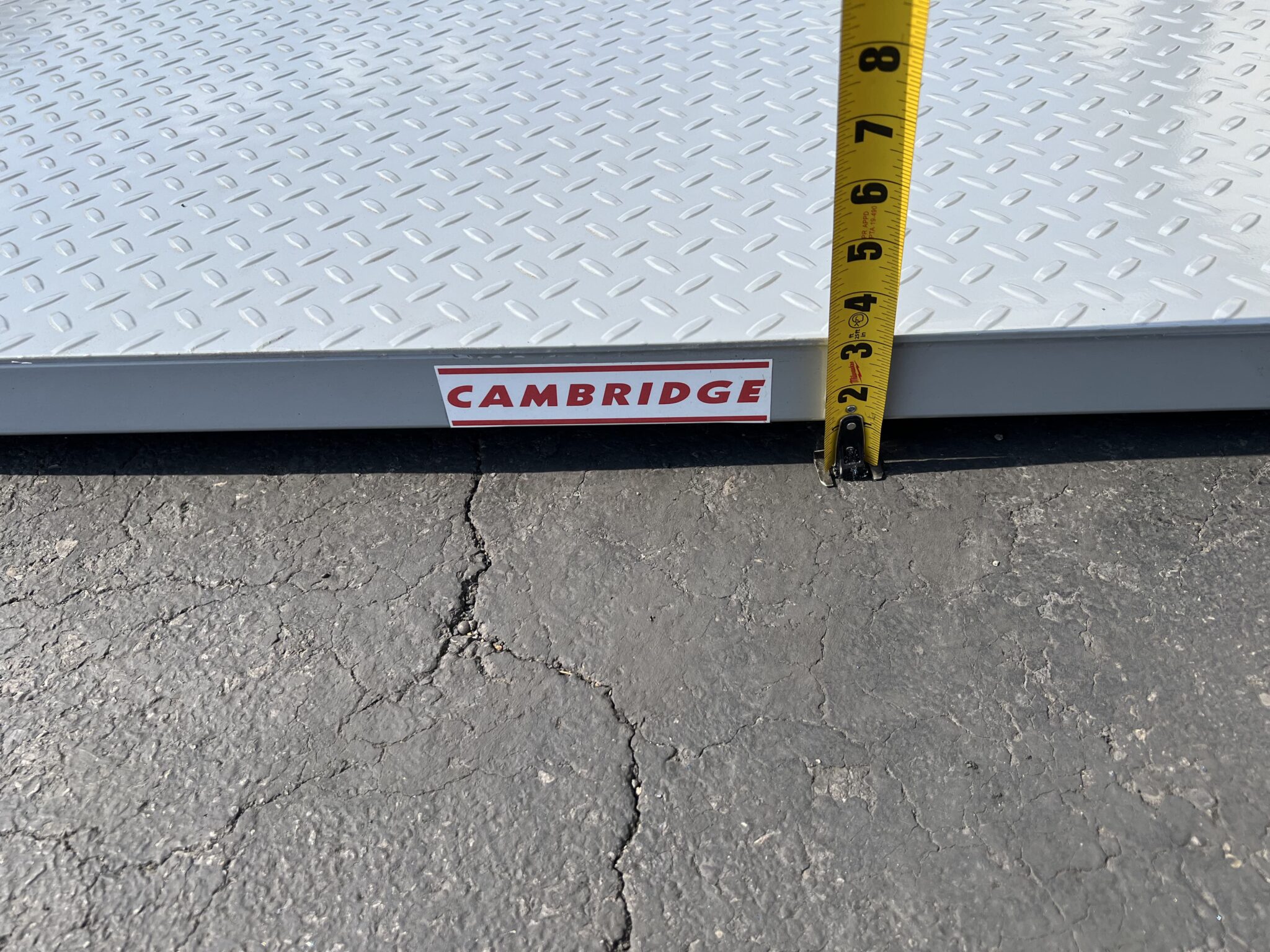 Cambridge 660+ (PLUS) Floor Scale 2x2 Platform 1,000 lb with CSW10AT ...