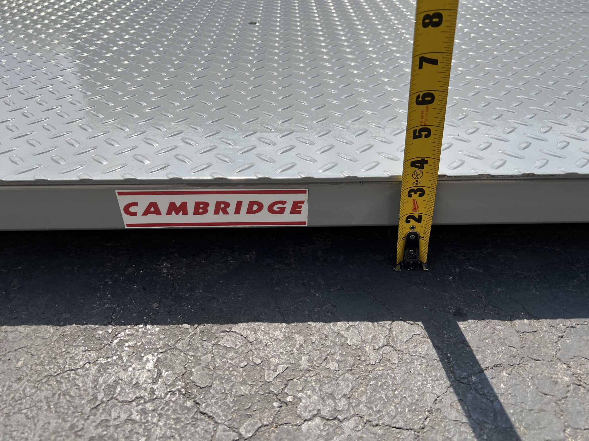 Cambridge 660 (Classic) Floor Scale 3x3 Platform 2,500 lb with CSW10AT ...