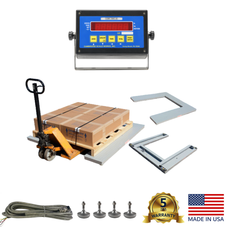 Cambridge 660-PW Floor Scale 5x5 Platform 10,000 lb with CSW10AT ...