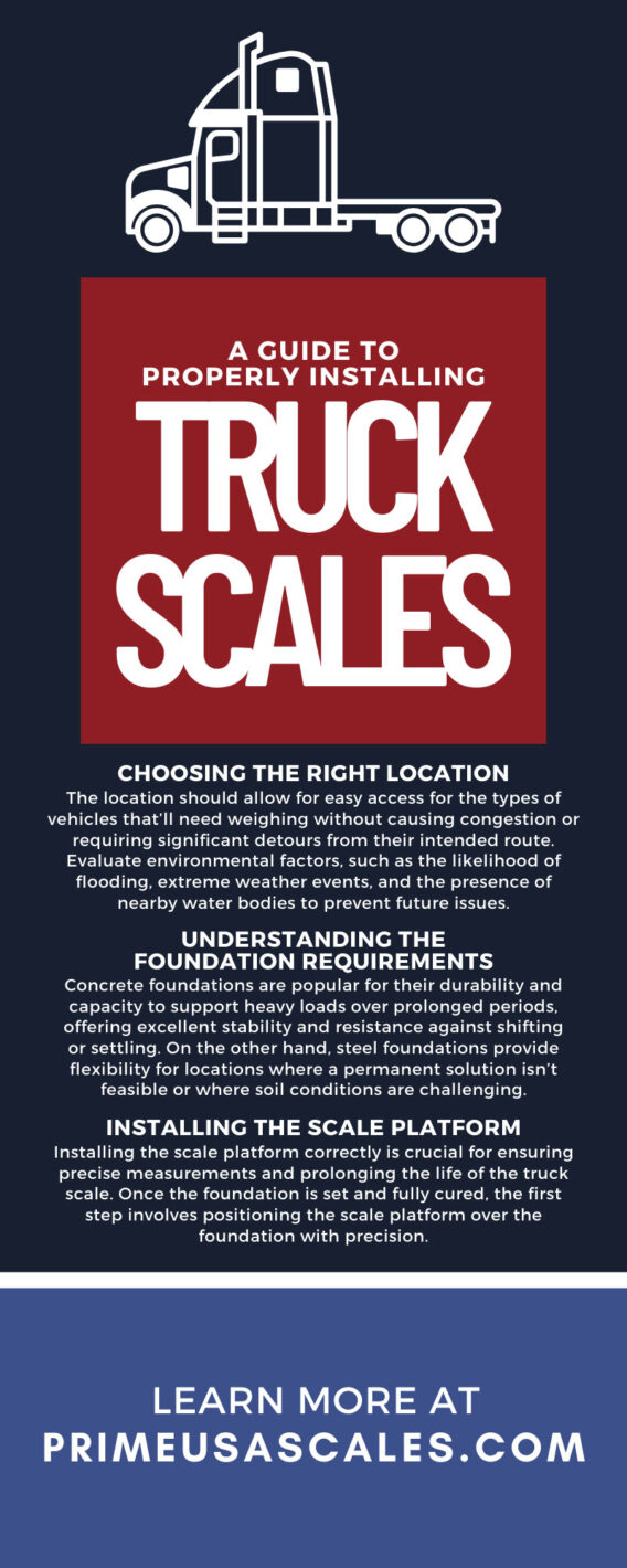 A Guide To Properly Installing Truck Scales