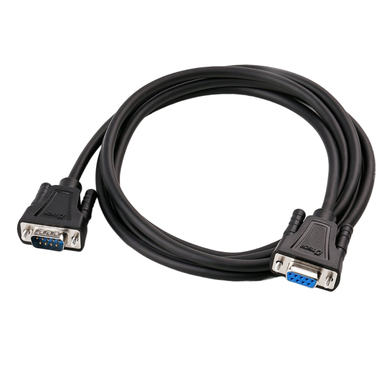 10ft COM Port Serial Cable | RS232 9-Pin Male to Female