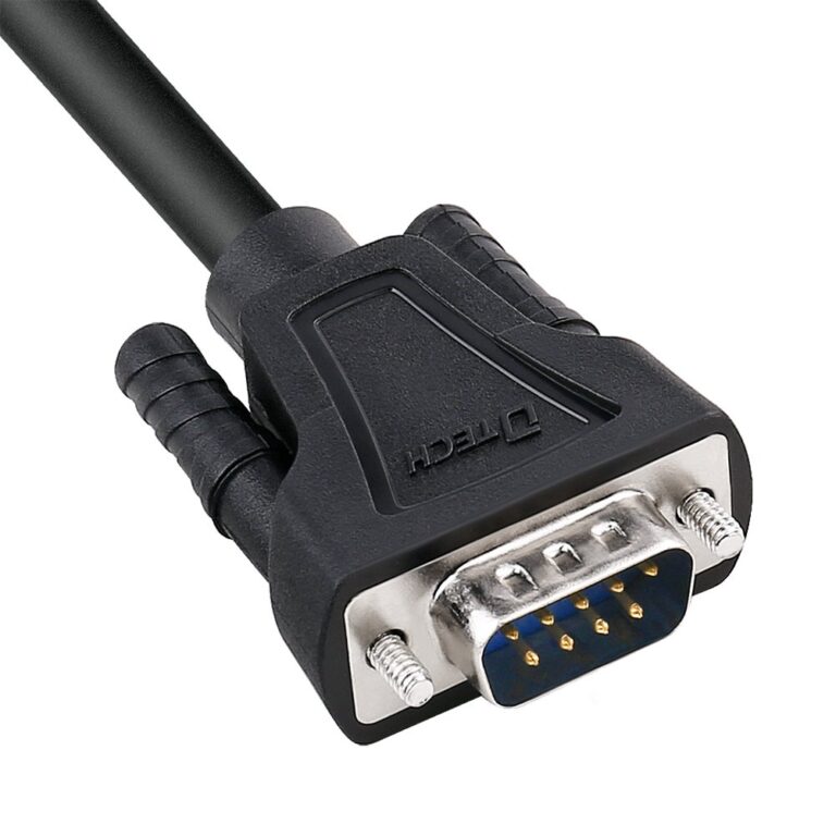 10ft COM Port Serial Cable | RS232 9-Pin Male to Female