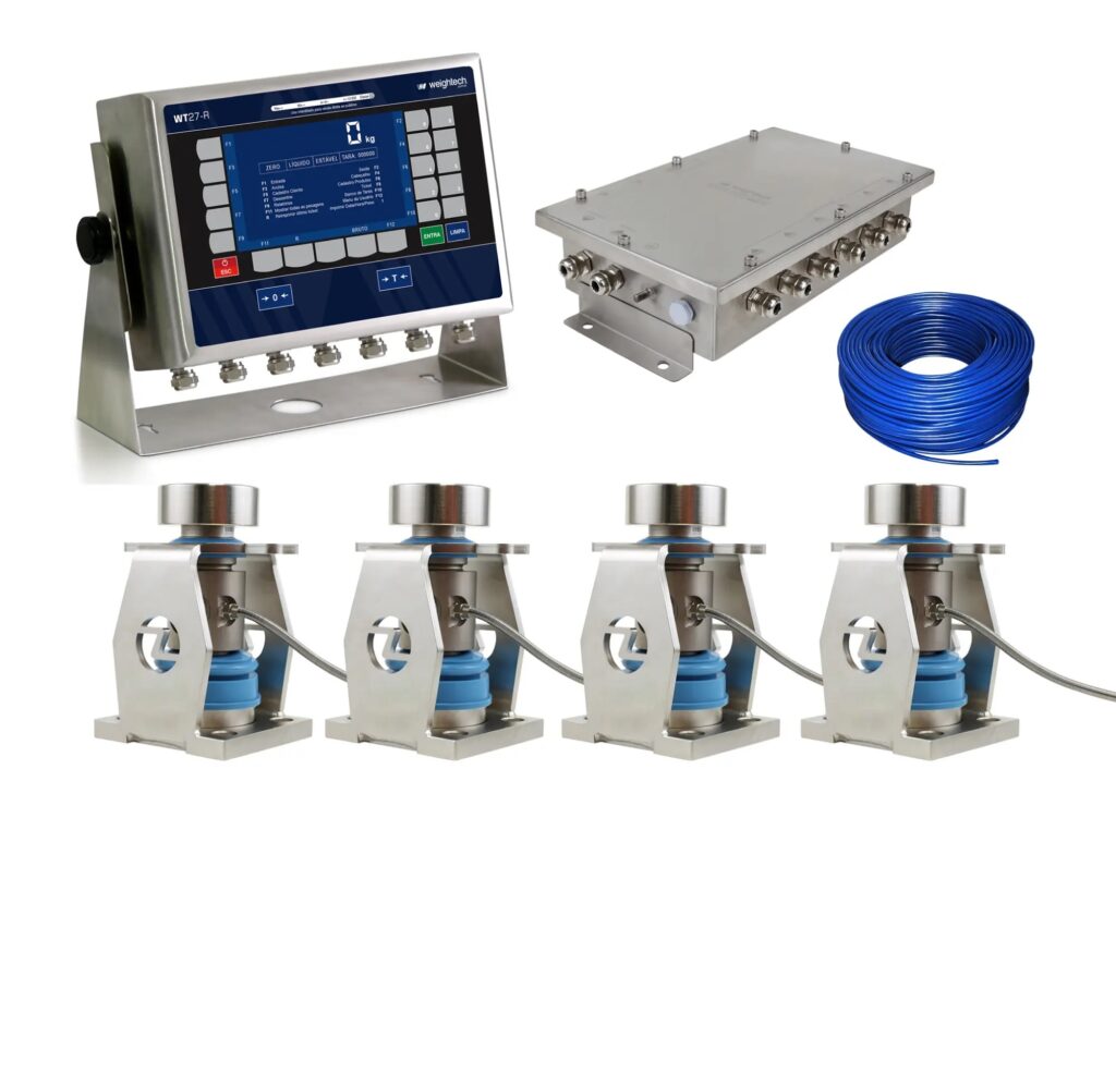 US-TSK4A-100K Build Your Own Truck Scale DIY (4 Analog Load Cells ...